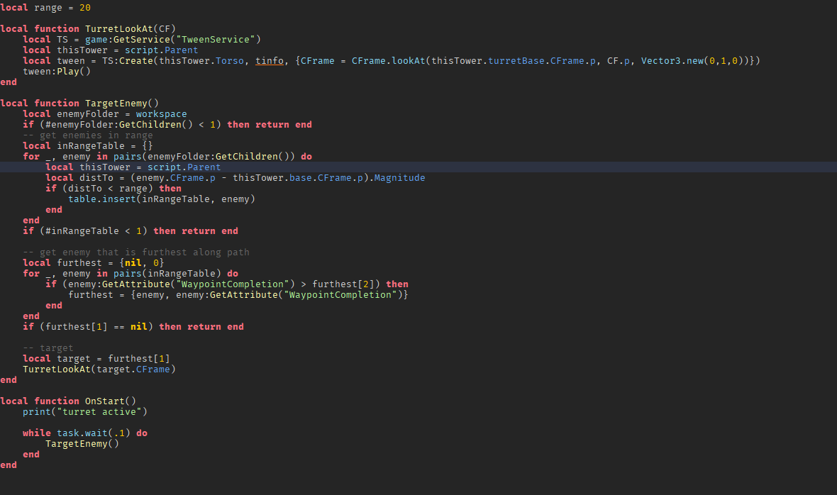 Whats wrong with my tower script? - Page 3 - Scripting Support - Developer Forum | Roblox
