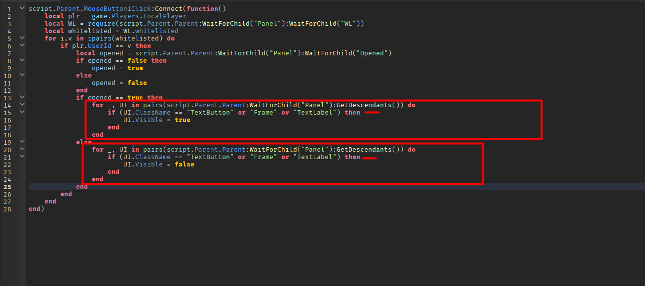 If statement in for loops will override checks - Scripting Support ...
