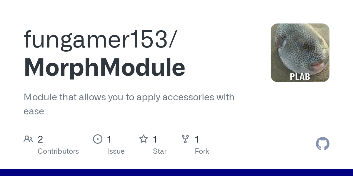 MorphModule - Easy way of managing your morphs - Community Resources ...