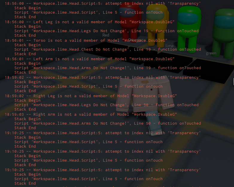 Transparency Error - Scripting Support - Developer Forum | Roblox