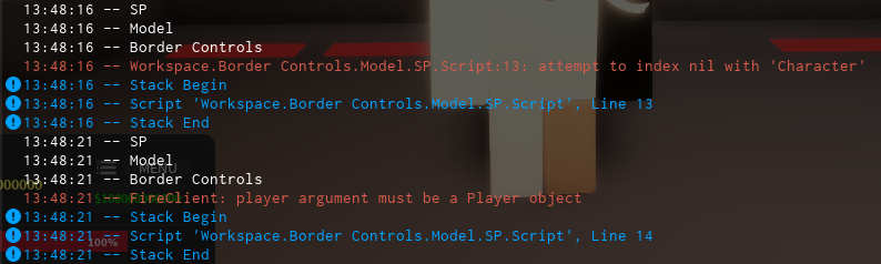 CurrentScannedPlayer is not a valid member of Part - Scripting Support - Developer Forum | Roblox