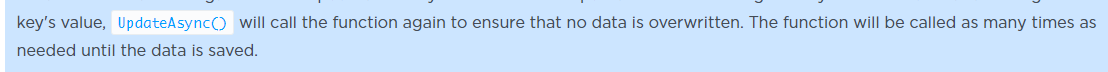 Are Pcalls needed for UpdateAsync? - Scripting Support - Developer Forum | Roblox