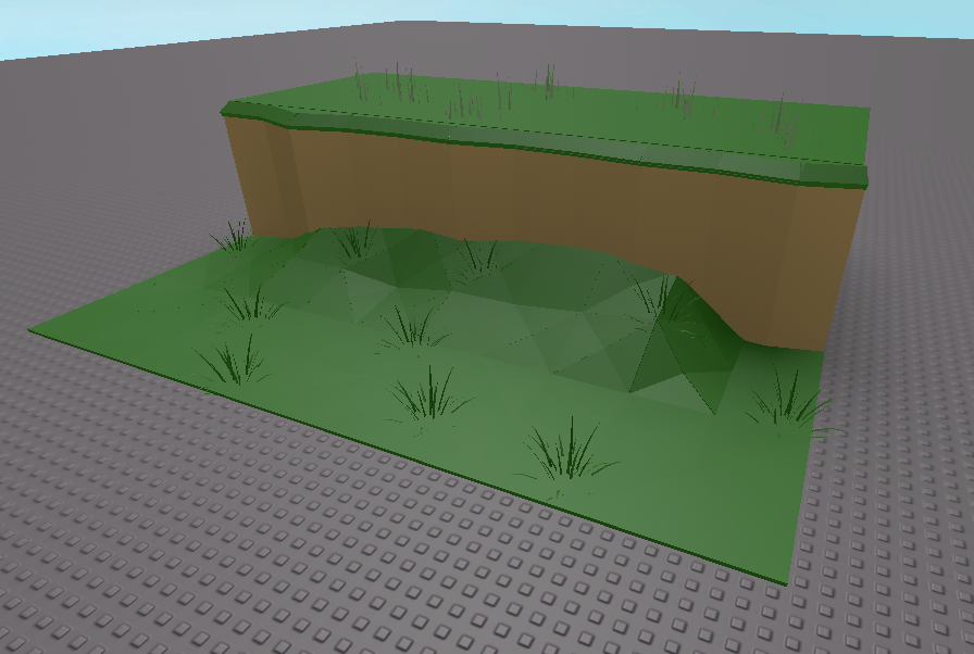 how to make grass on roblox
