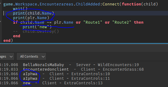 Function still going through even when equation is false - Scripting ...