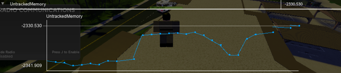 Untracked Memory in the negatives - Scripting Support - Developer Forum | Roblox