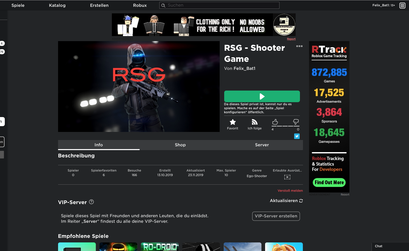 RTrack Alpha V.2.0 | Tracking for Roblox Games, Passes, Advertisements ...