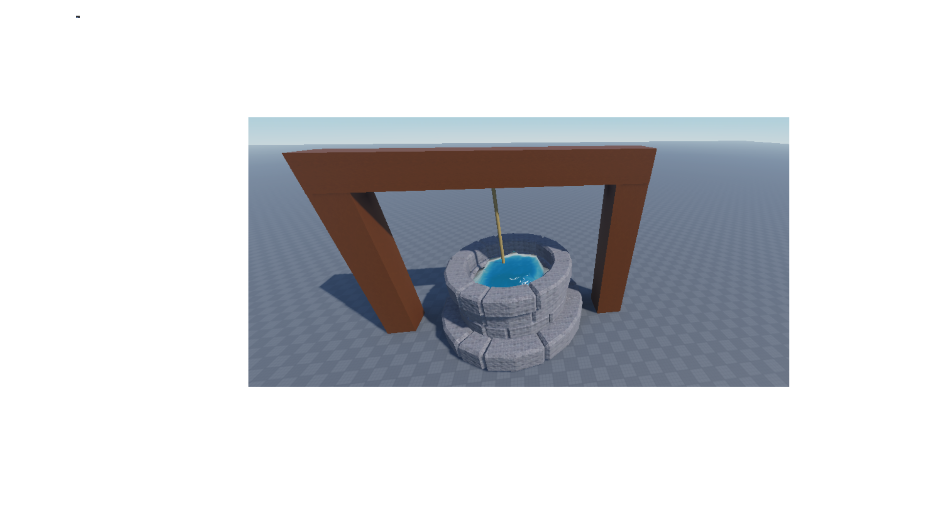 How does this water well look? - Creations Feedback - Developer Forum ...