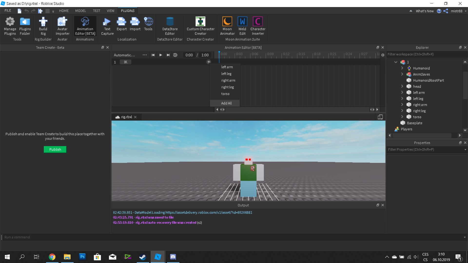 Why i cant animate this model? - Scripting Support - Developer Forum | Roblox