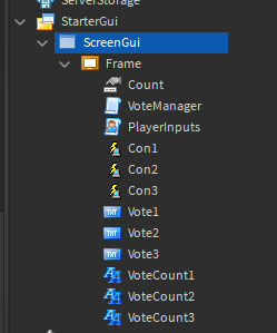 Code Issues Vote System Scripting Support Developer Forum Roblox