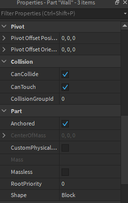 CanCollide issue? - Building Support - Developer Forum | Roblox