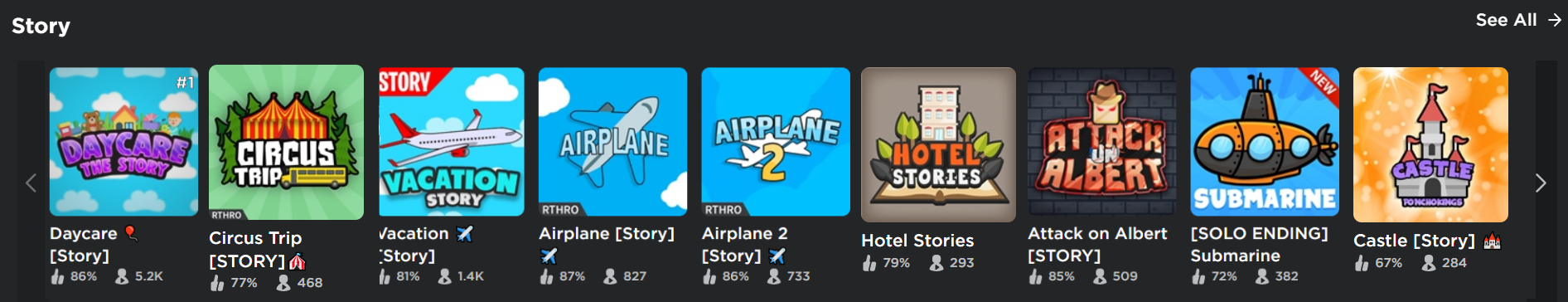 Story Sort for Games Page - Website Features - Developer Forum | Roblox