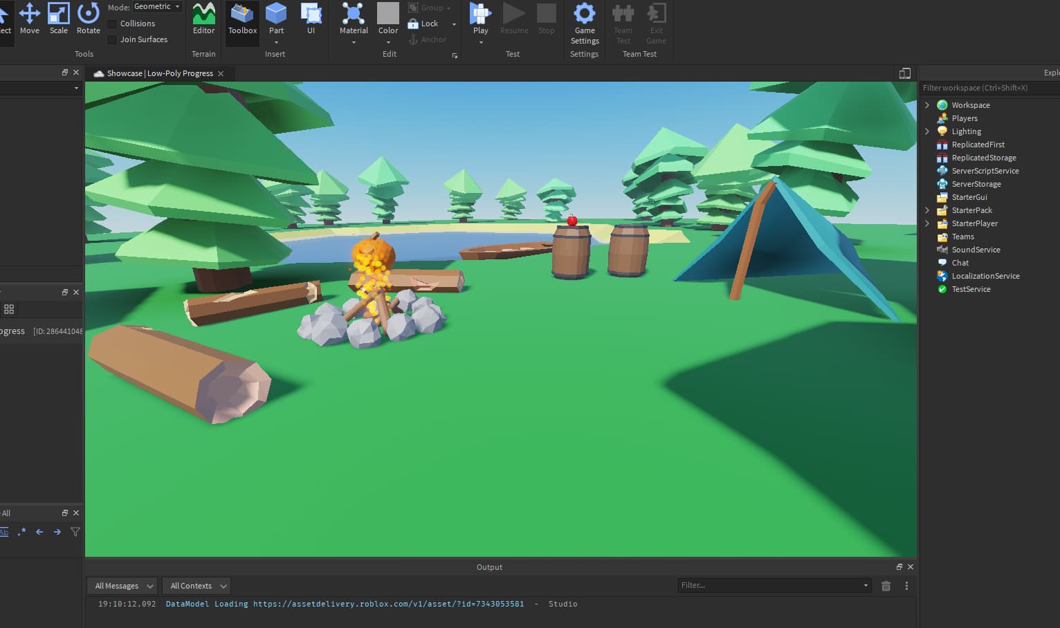 Weird mesh color changes in-game, it's fine in studio - Building ...