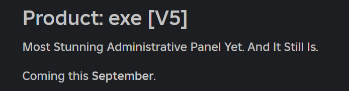 Exe (Product: exe) | Most Stunning Admin Panel Yet - Community ...