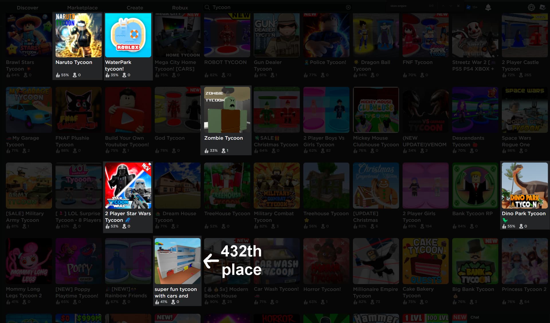 My game does not appear when searching for its own genre - Roblox ...
