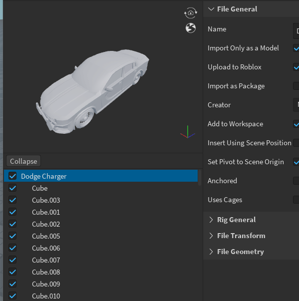 Blender model unable to import - Art Design Support - Developer Forum ...