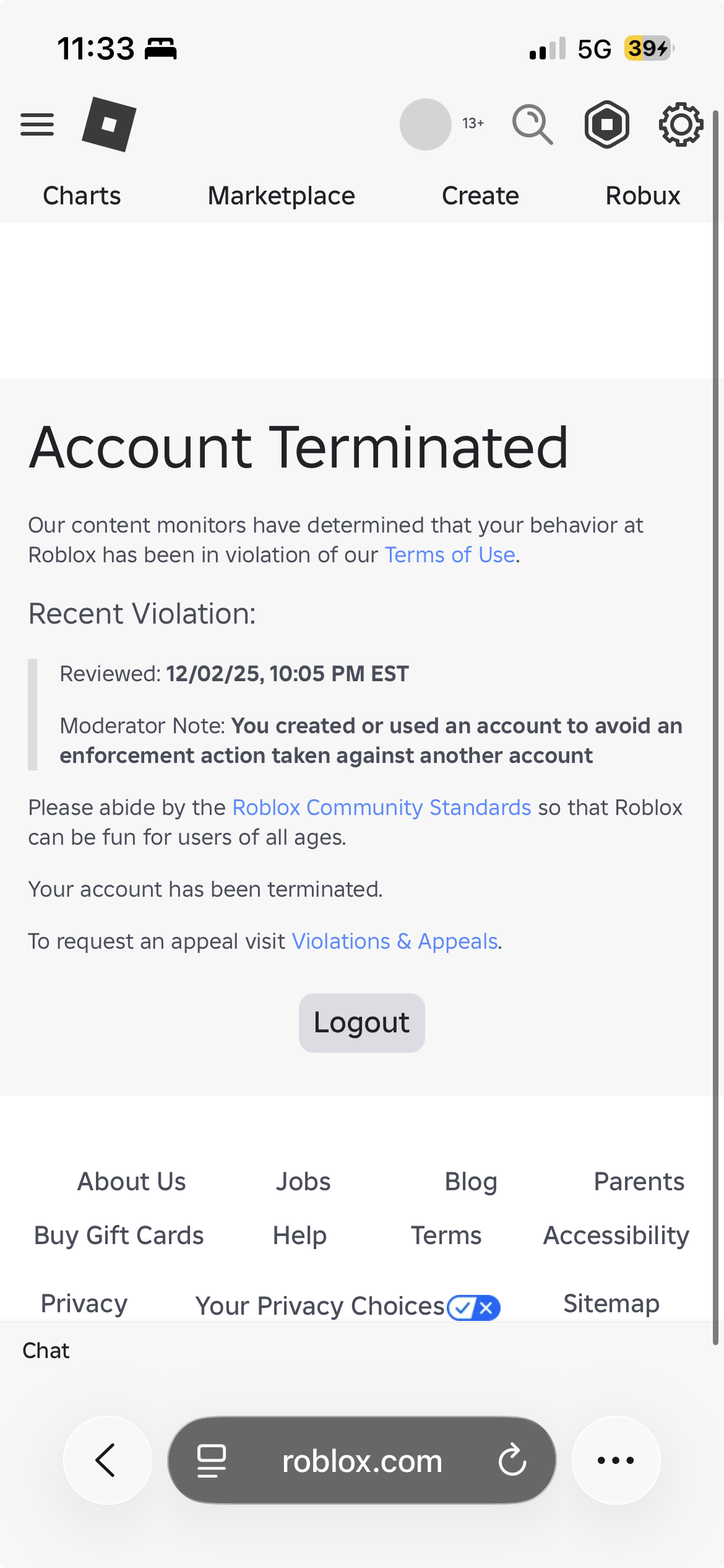 Accounts falsely terminated for evasion - Platform Usage Support ...