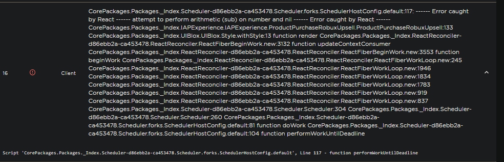Got really weird errorr - Scripting Support - Developer Forum | Roblox