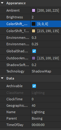 Why is this script making the lighting glow really brightly ...