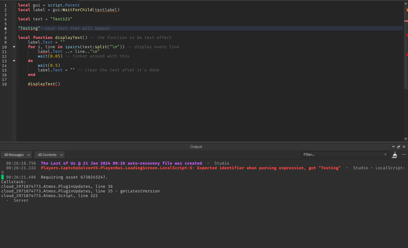 Complex sci-fi loading screen - Scripting Support - Developer Forum | Roblox