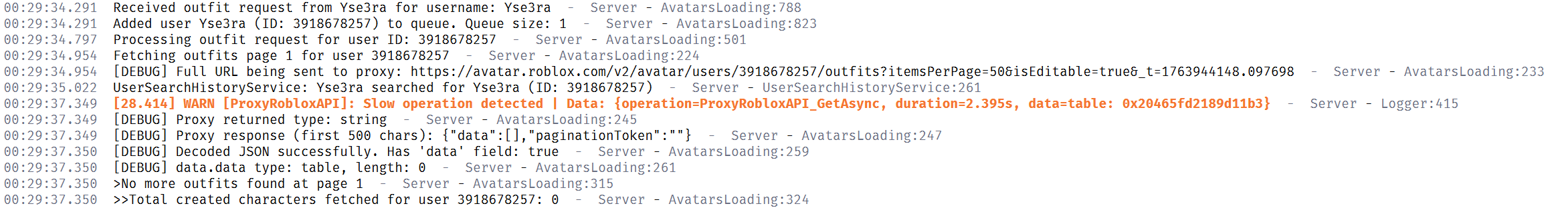 Returns empty data via proxy but works directly via browser tab - Scripting Support - Developer ...