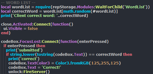Attempting to index nil with a global variable - Scripting Support - Developer Forum | Roblox