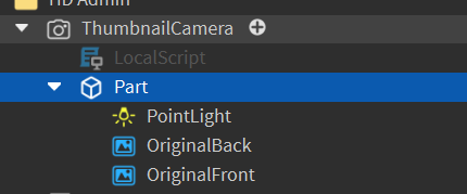 How do I create a thumbnail camera for a logo? - Platform Usage Support - Developer Forum | Roblox