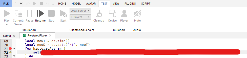 It *is* possible to hit breakpoints when launching your experience in the multi client/window ...