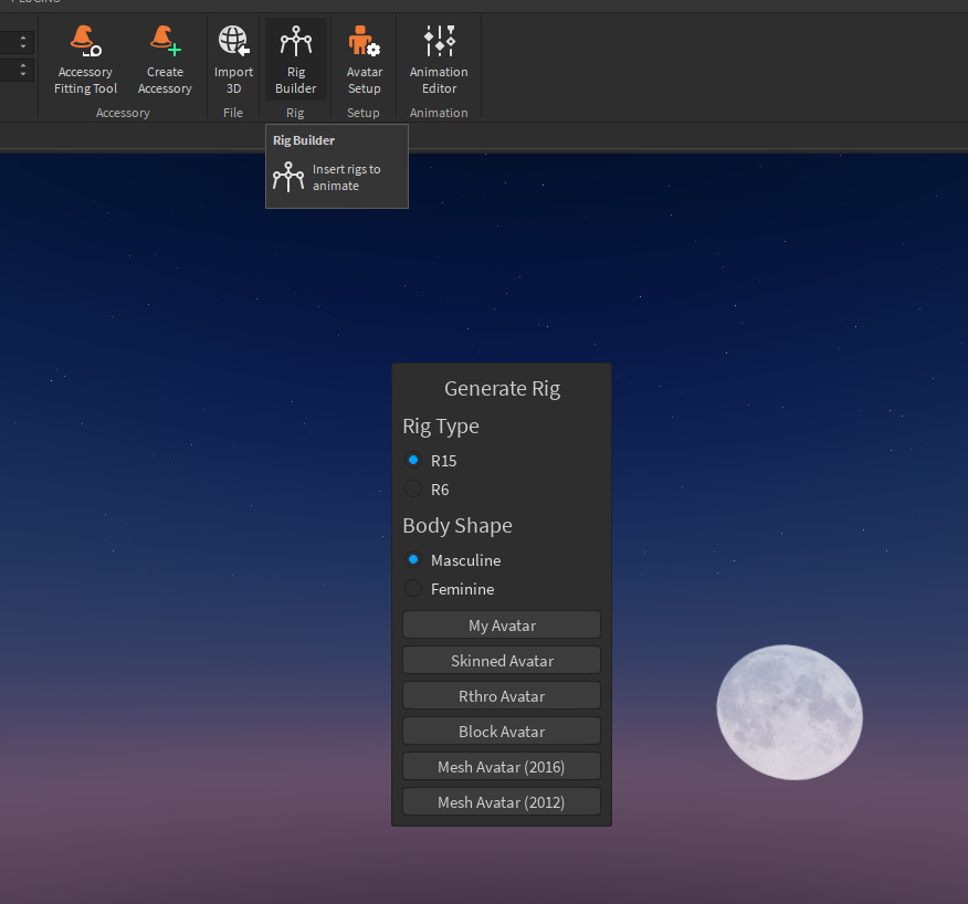First attempt to recreate Roblox rig body parts in Roblox Studio using ...