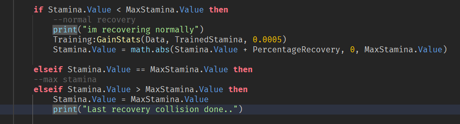Add Stamina Problems - Scripting Support - Developer Forum | Roblox