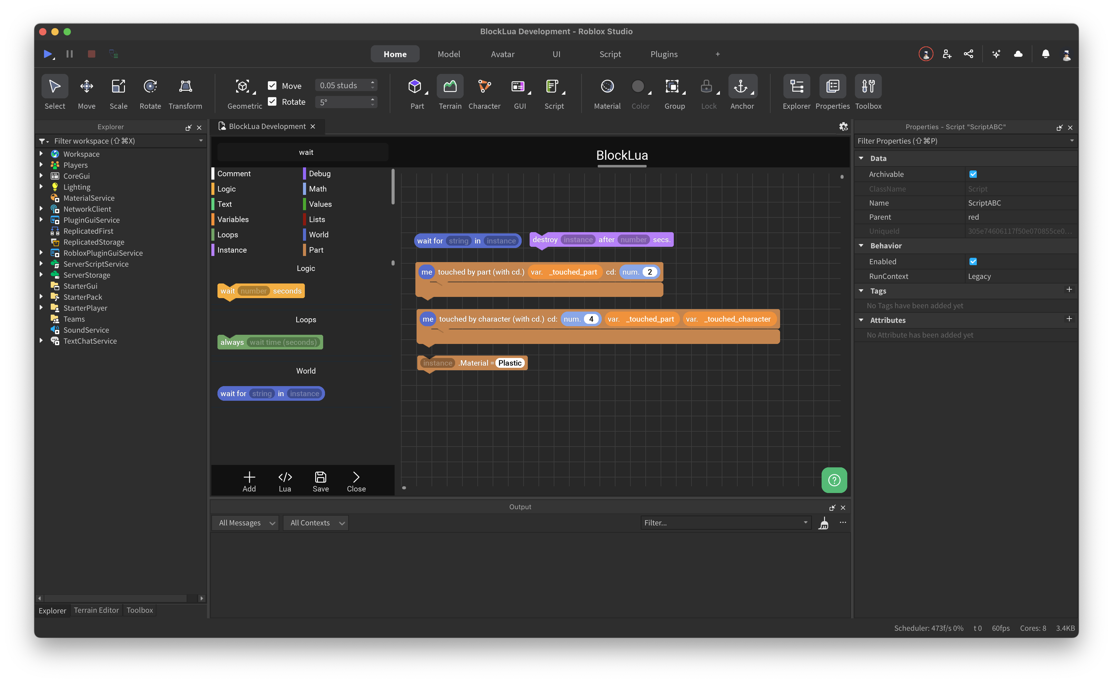 BlockLua | Roblox Visual Scripting like Scratch! - Community Resources ...