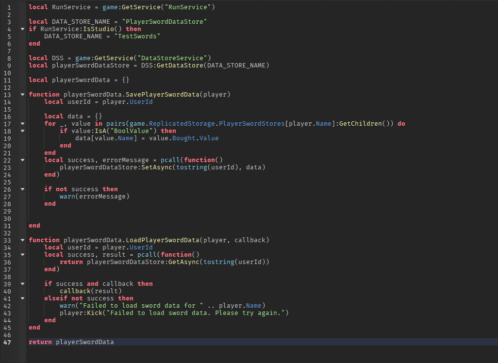 Saving values for weapons - Scripting Support - Developer Forum | Roblox