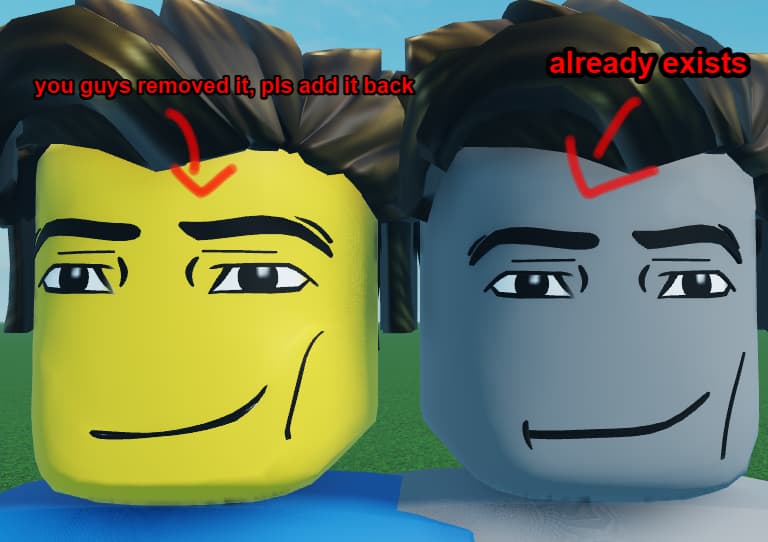 Add the option to use the old dynamic man face as a head shape ...