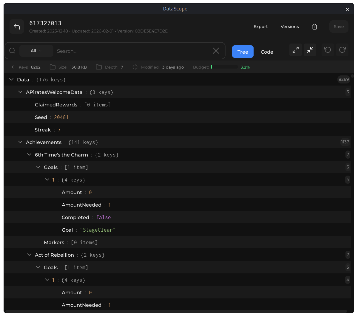 DataScope - Powerful DataStore Editor with Search, Version History ...