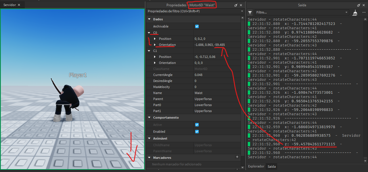 How do I rotate a motor6D in world space instead of its part1's space? - Scripting Support ...