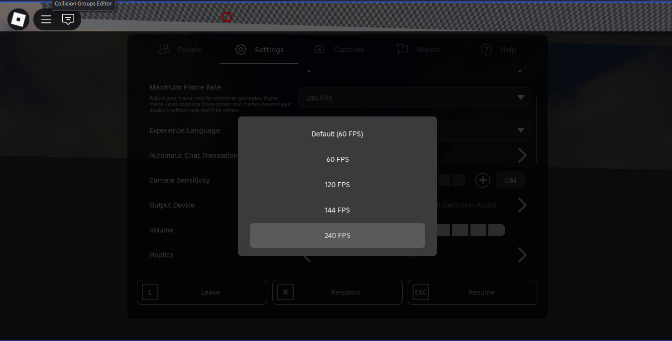 FPS Cap UI does not have IgnoreGuiInset on - Engine Bugs - Developer Forum | Roblox