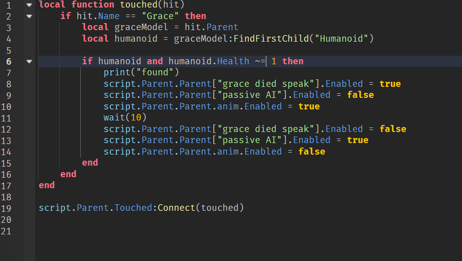 Part not finding model's humanoid to detect if it died - Scripting Support - Developer Forum ...