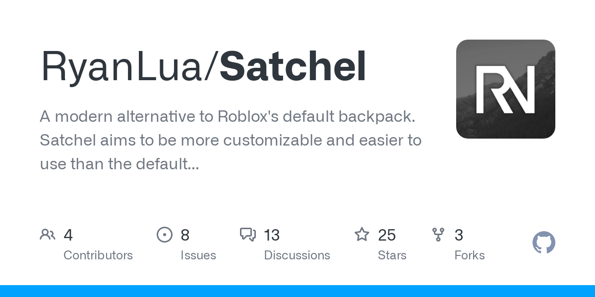 Satchel // Open-source modern backpack system - Community Resources - Developer Forum | Roblox