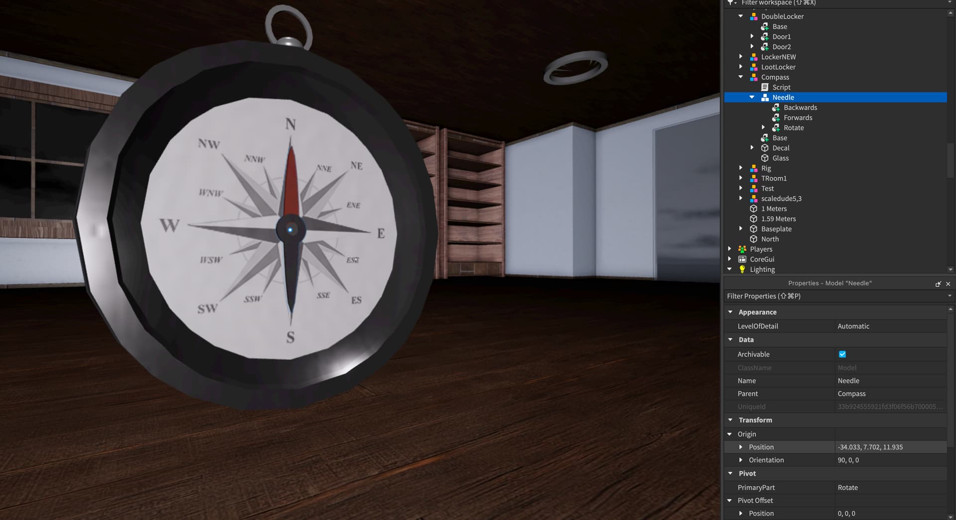 Creating a navigation compass tool? - Scripting Support - Developer Forum | Roblox