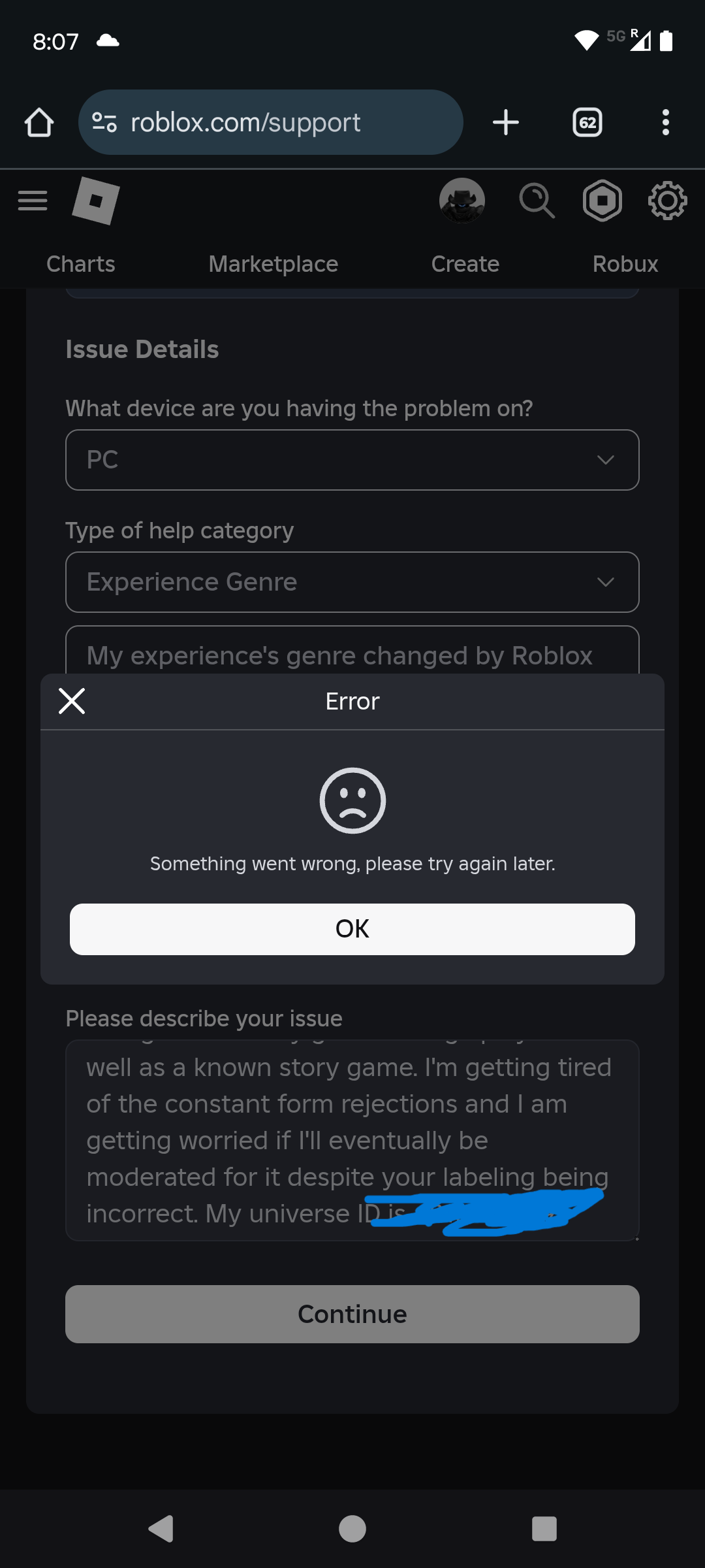 Content Maturity Label moderation is making MISTAKES + Support Form Bug ...
