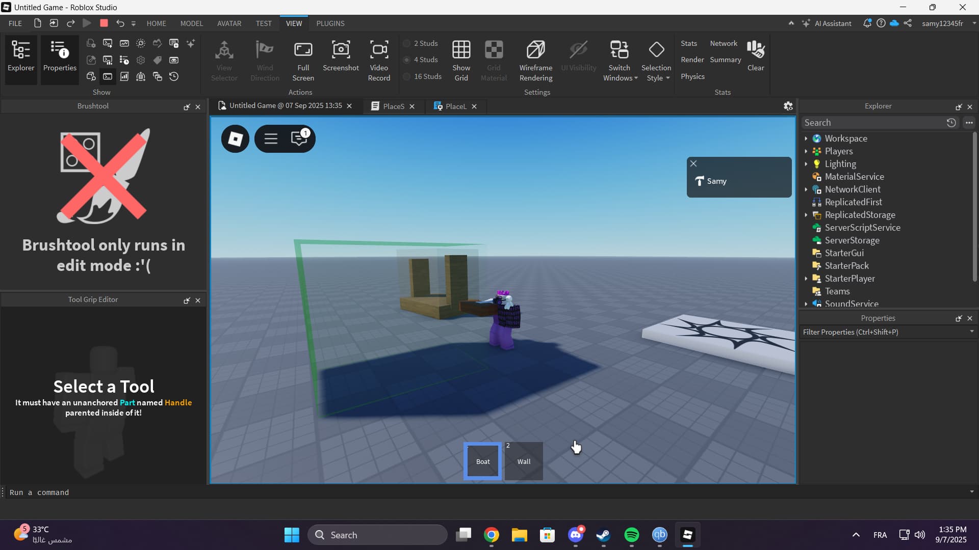 Placement system visual block clipping through the ground - Scripting Support - Developer Forum ...