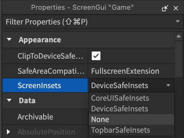 Mobile Notched Screen? - Scripting Support - Developer Forum | Roblox