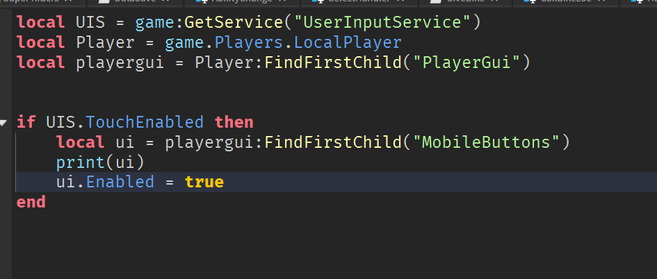 How Do I Add Mobile Buttons Scripting Support Developer Forum Roblox 4833