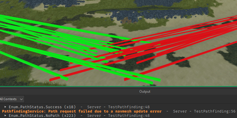 Pathfindingservice Error Path Request Failed Due To A Navmesh Update Error Engine Bugs