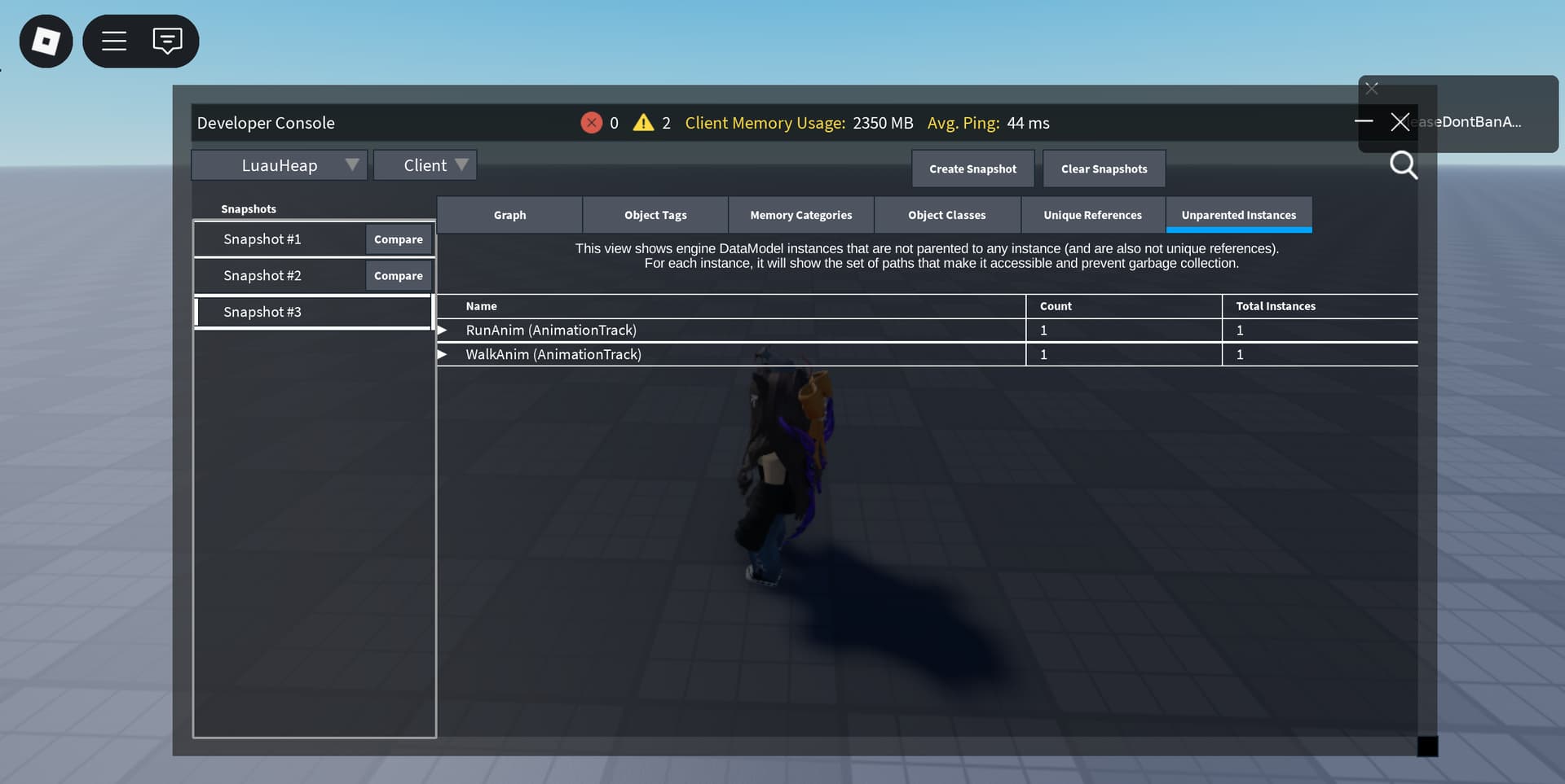 Console logs AnimationTracks as Unparented even though it's impossible ...
