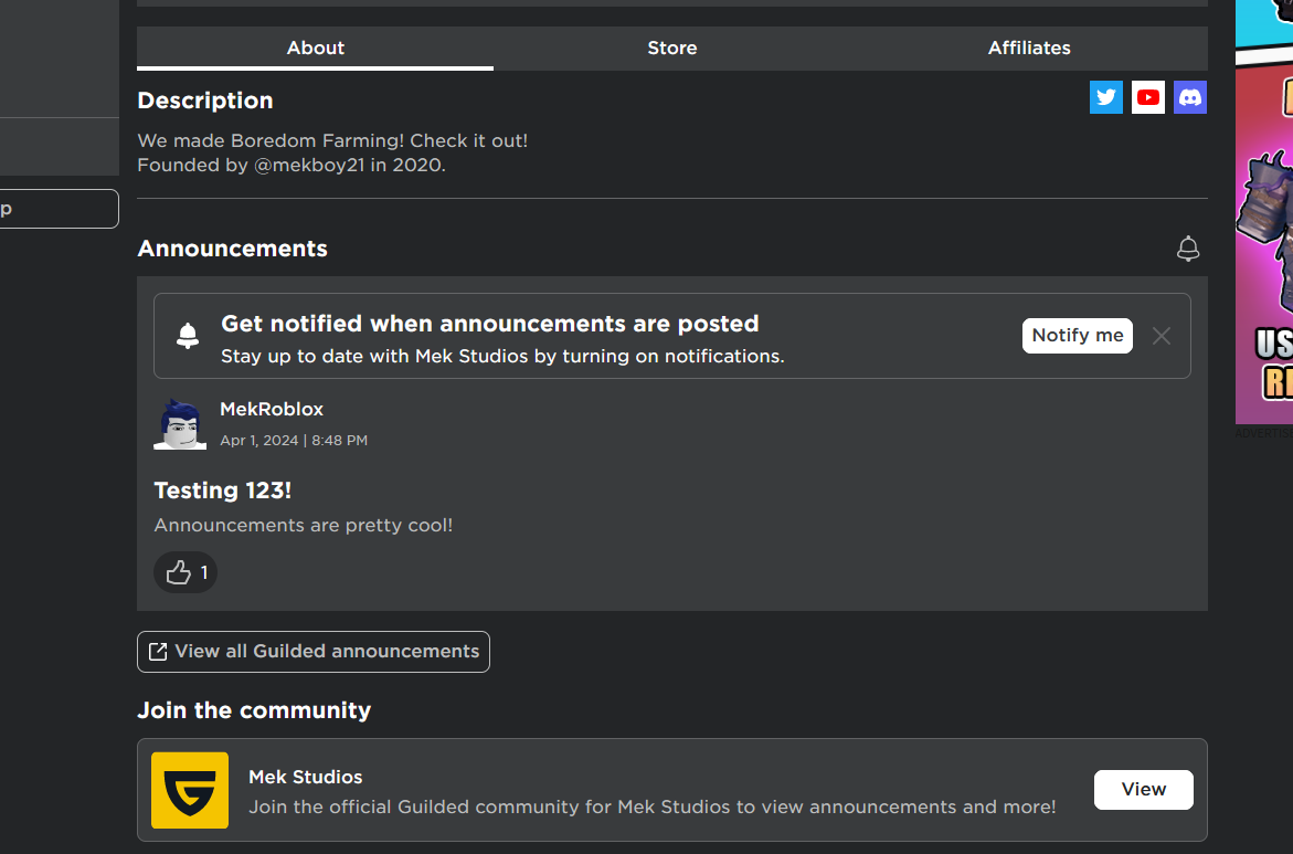 Introducing Announcements for Roblox Groups - Announcements - Developer ...