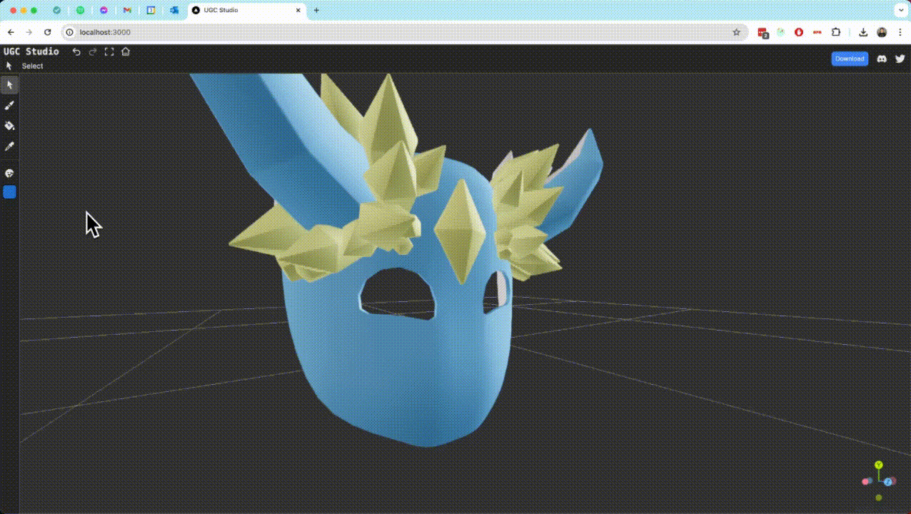 UGC Studio - A free, easy to use, web-based 3D texture painting tool ...