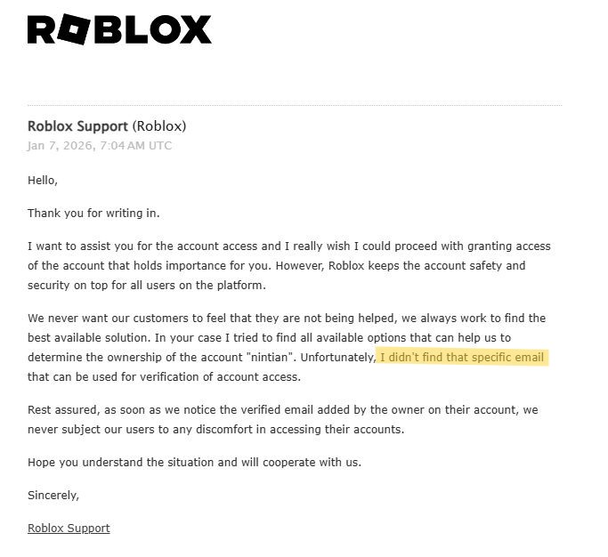 Please Escalate - Account recovery verification appears to show No ...