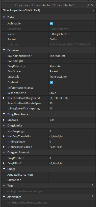 UIDragDetector only functions in one direction? - Art Design Support - Developer Forum | Roblox
