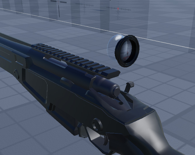 Making 2D scope effect on an 3D scope model - Scripting Support ...