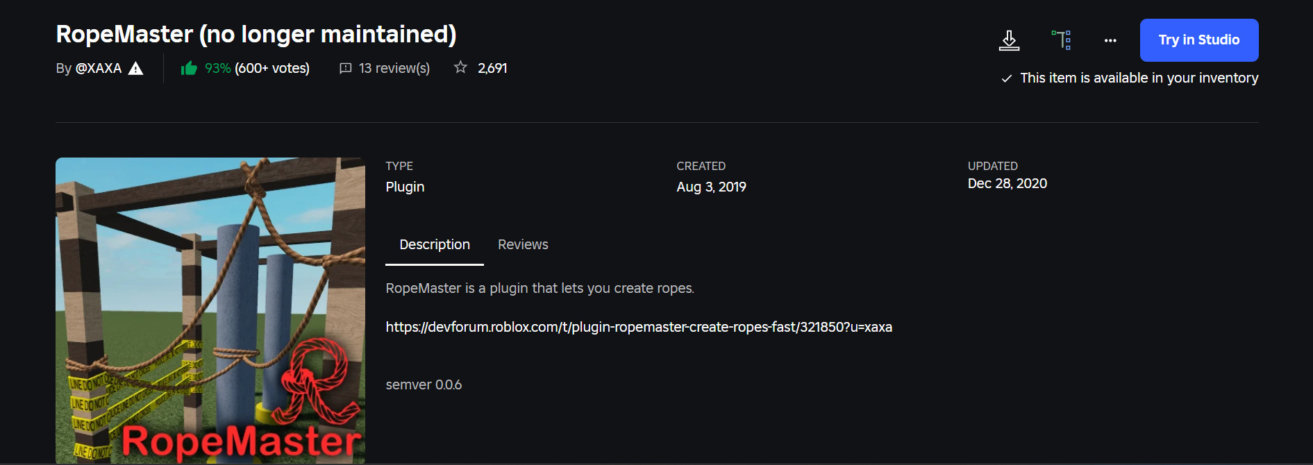 Need Help! Plugins are going missing - Platform Usage Support - Developer Forum | Roblox